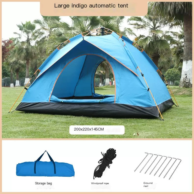 Indigo two door windowless 3-4 person tent – unifo
