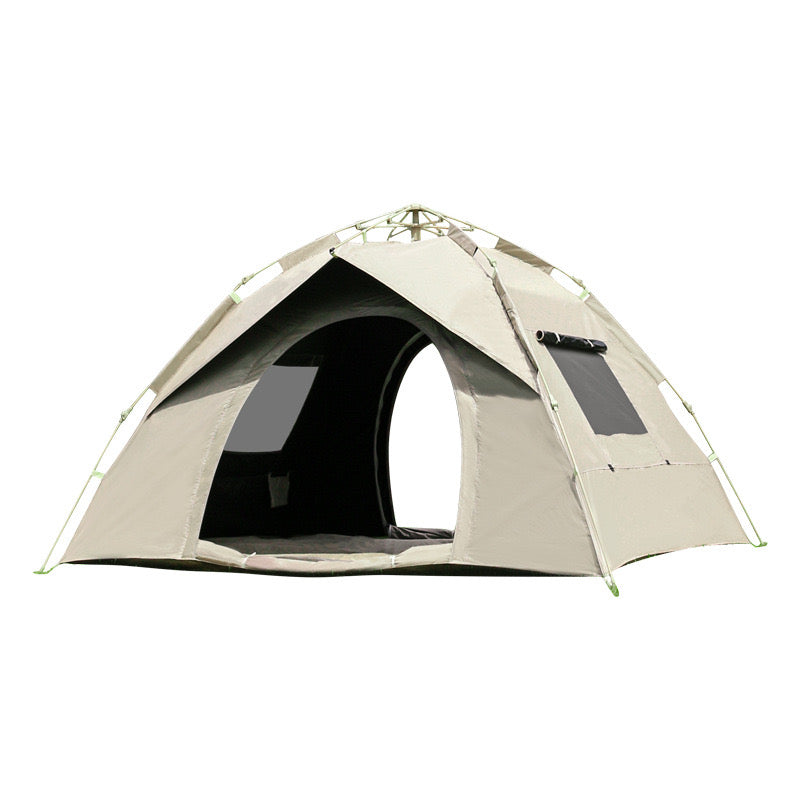 Golden two door two window 3-4 person tent – unifo