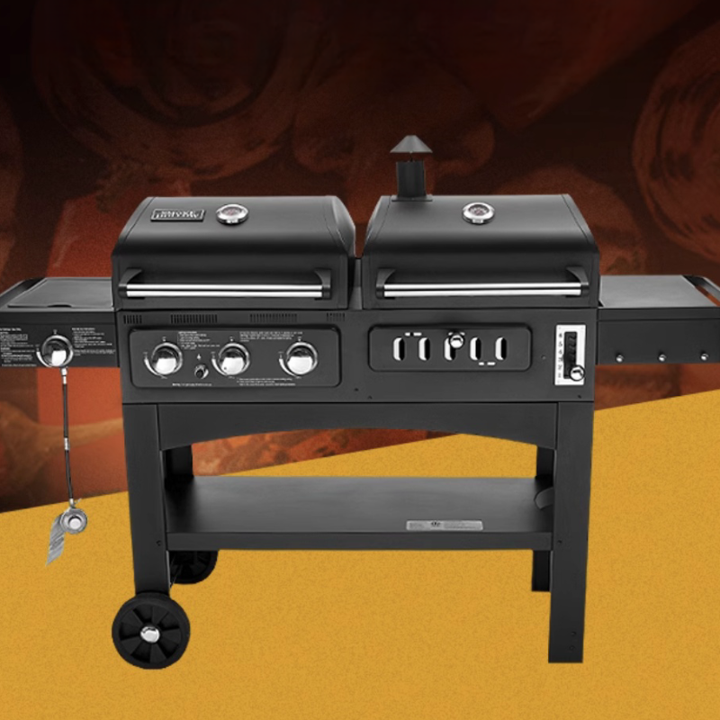 Outdoor dual-purpose barbecue grill – unifo