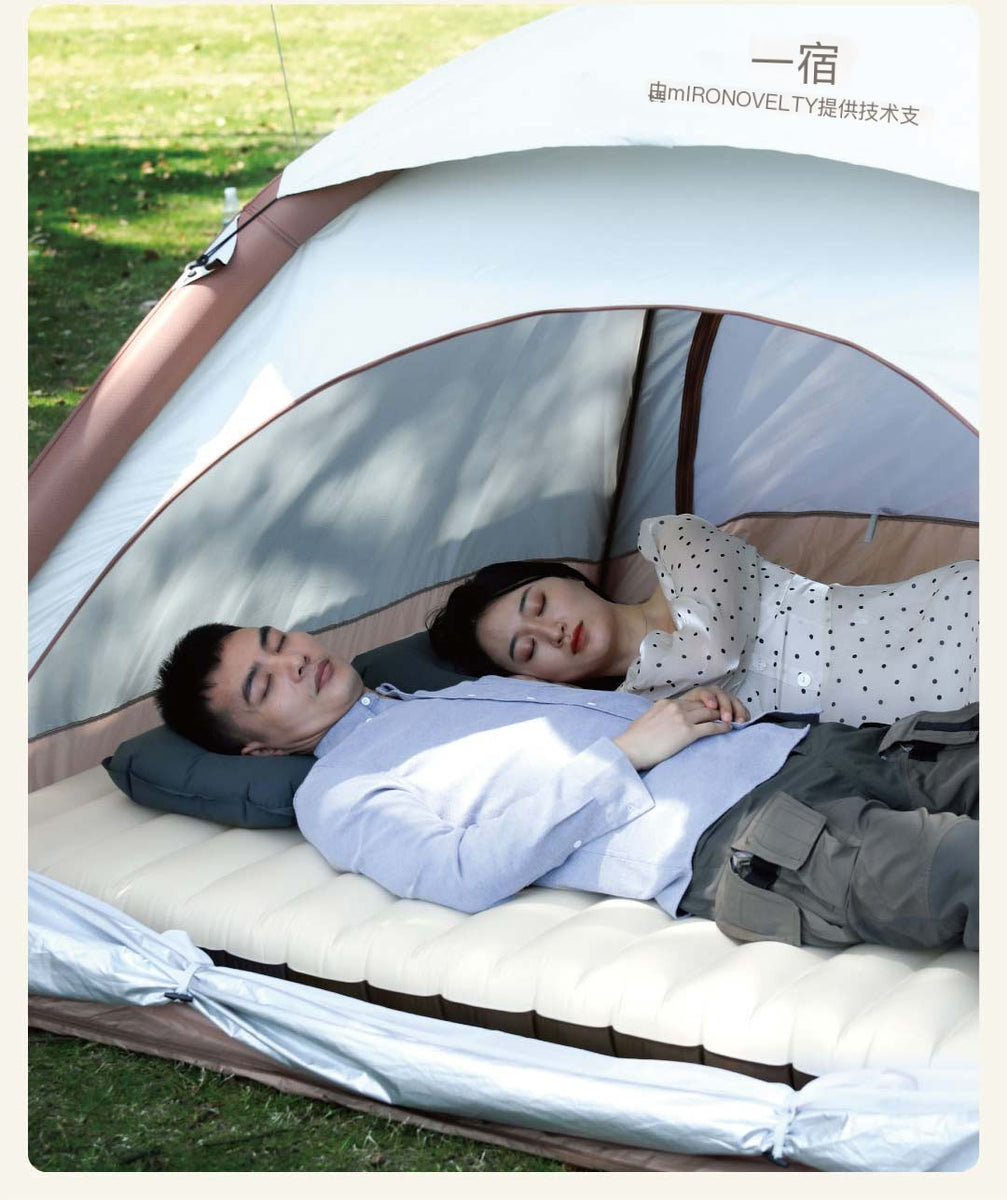 Single one button electric inflatable sleeping pad – unifo