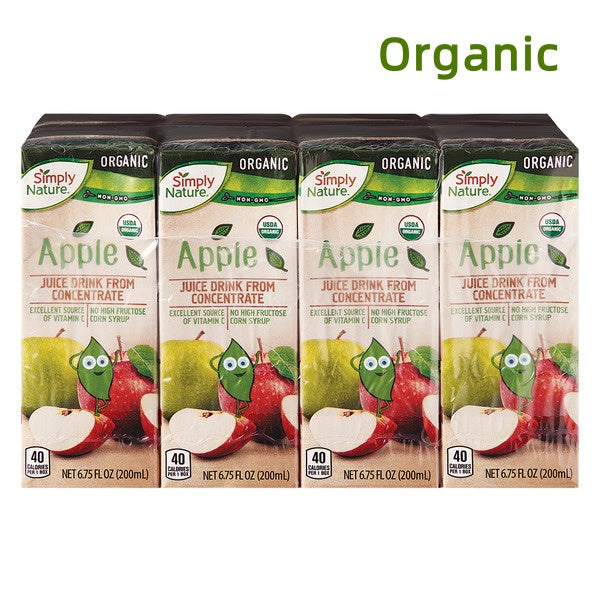 Organic Simply Nature Apple Juice Boxes 8 x 6.75 fl oz – unifo