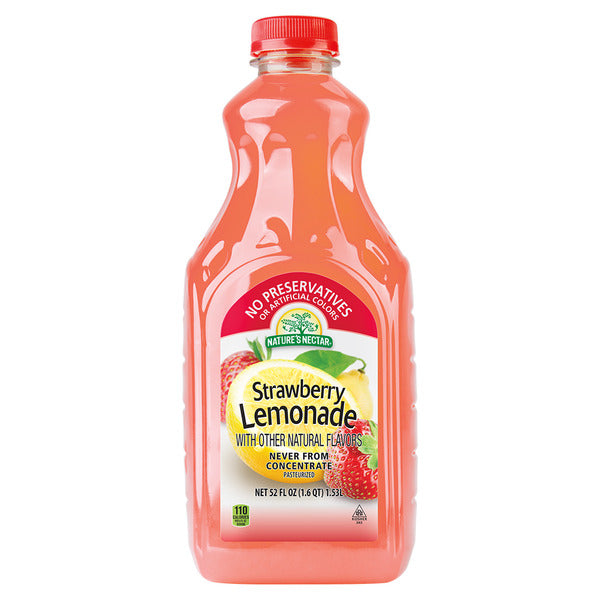 Nature's Nectar Strawberry Lemonade Not From Concentrate 52 fl oz – unifo