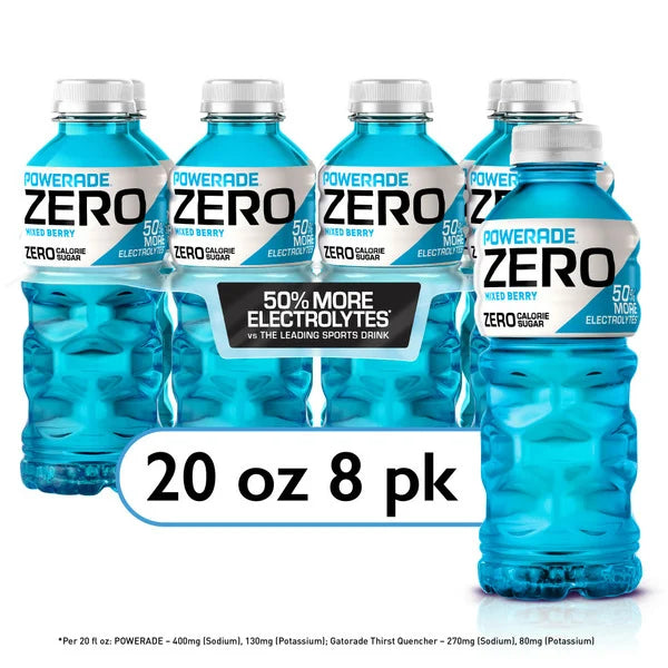 POWERADE Ion4 Mixed Berry Sports Drink 8 x 20 oz (Limit 1 pack per ord ...